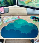 Mini Hurricane Water-Resistant Cloud Deskmat – Chaotic Crafts Co.